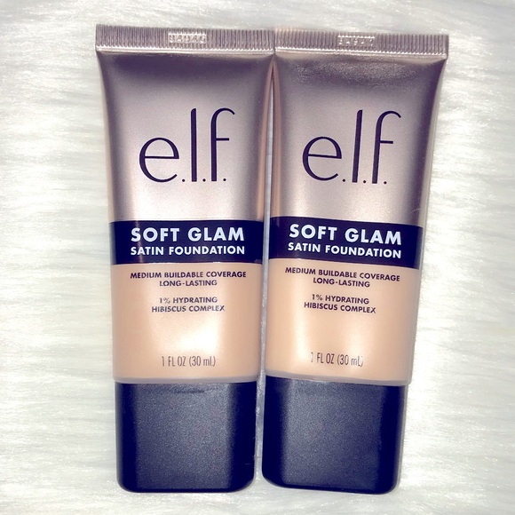 ELF | Makeup | Elf Soft Glam Satin Foundation 2 Light Cool 25 Light ...